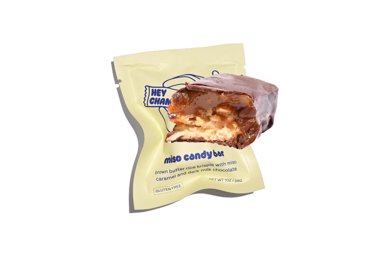 Hey Champ Miso Caramel Candy Bar, 0.75 oz - Hey Champ – BevMo!