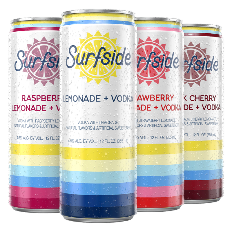 Surfside Lemonade Variety 8pk 12oz Can 4.5% ABV - Surfside – BevMo!