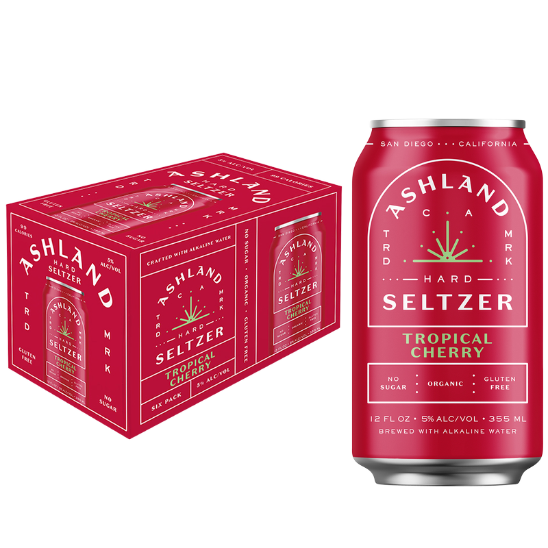 Ashland Hard Seltzer Tropical Cherry 6pk 12oz Can 5.0% ABV - BevMo ...