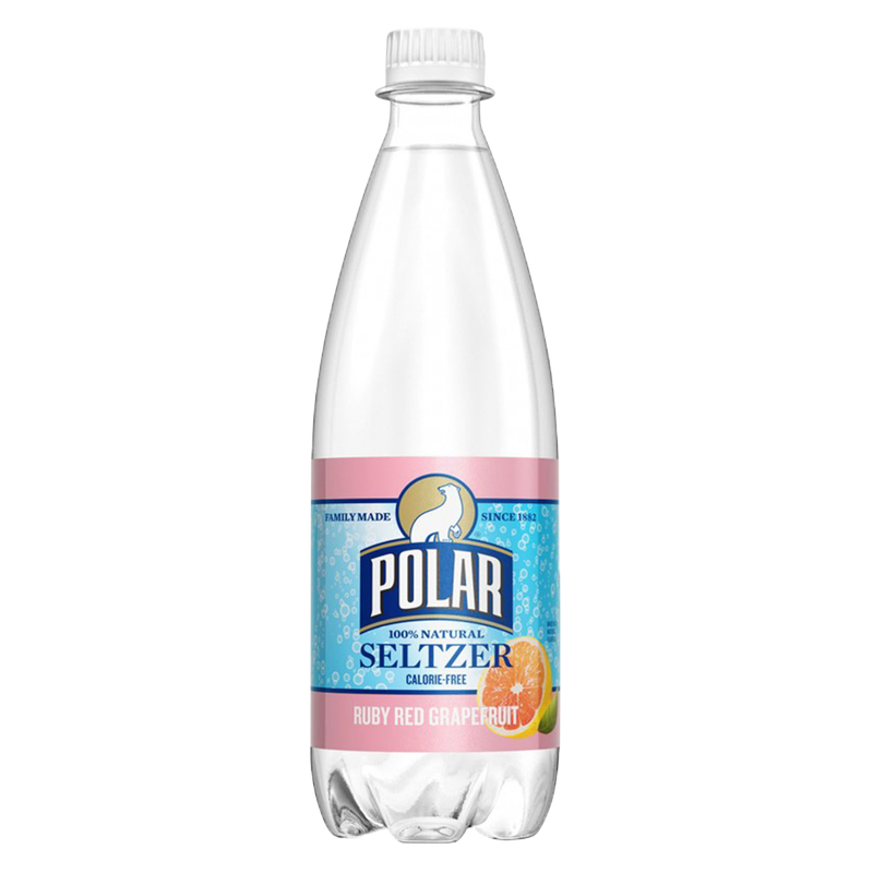 Polar Ruby Red Grapefruit Seltzer Water 20oz Btl - Polar – BevMo!