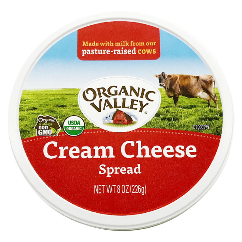 Organic Valley Cream Cheese Tub - 8oz - BevMo! – BevMo!