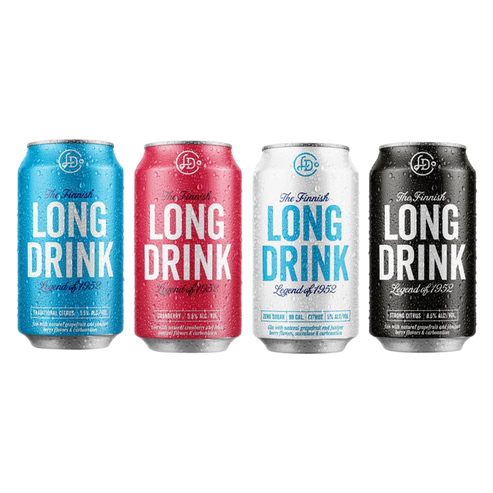 Long Drink Variety 8pk 355ml Can 5.5% ABV - Long Drink – BevMo!