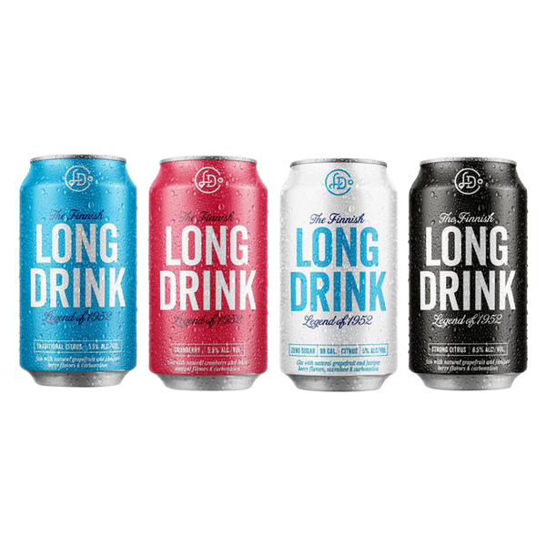 Long Drink Variety 8pk 355ml Can 5.5% ABV - Long Drink – BevMo!