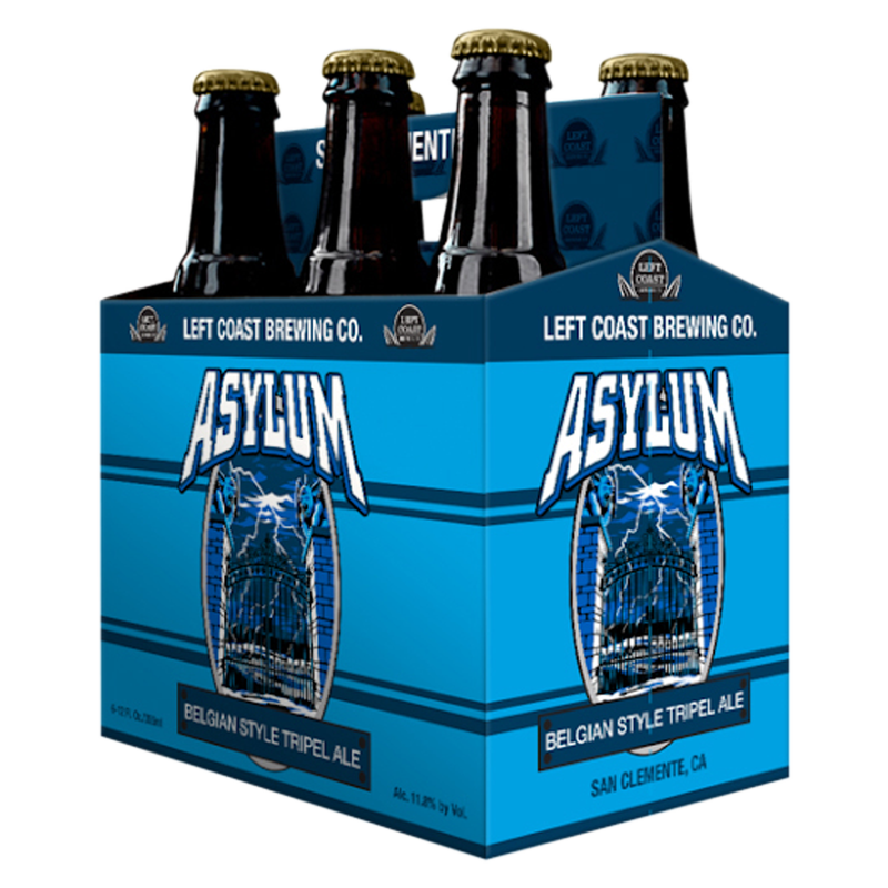 Left Coast Brewing Asylum Belgian-Style Tripel Single 22oz Btl - BevMo ...
