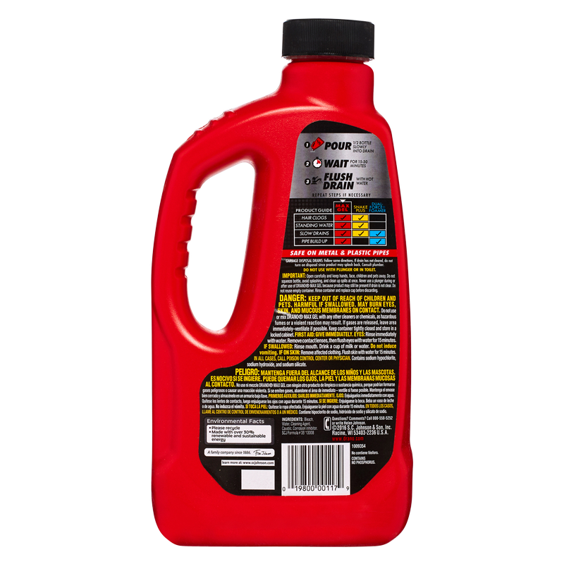 Drano Max Gel Clog Remover 3 ct 32oz - BevMo! – BevMo!