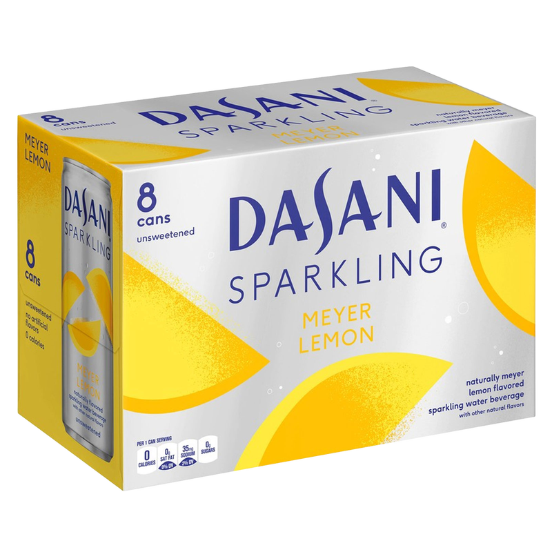 Dasani Meyer Lemon Sparkling Water 8pk 12oz Can - BevMo! – BevMo!