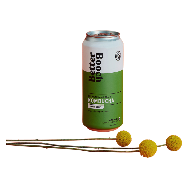 Better Booch Ginger Boost Kombucha 16oz - BevMo! – BevMo!