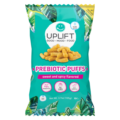 Uplift Foods Prebiotic Sweet and Spicy Puffs 3.7oz - BevMo! – BevMo!