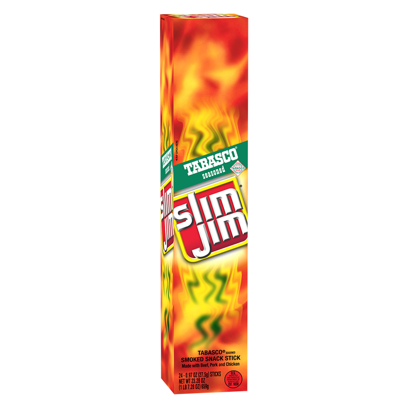 Slim Jim Giant Tabasco 24ct - BevMo! – BevMo!