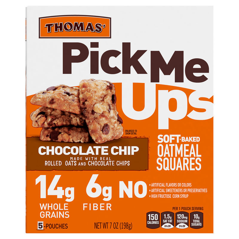 Thomas Pick Me Ups Chocolate Chip Squares 7oz - BevMo! – BevMo!