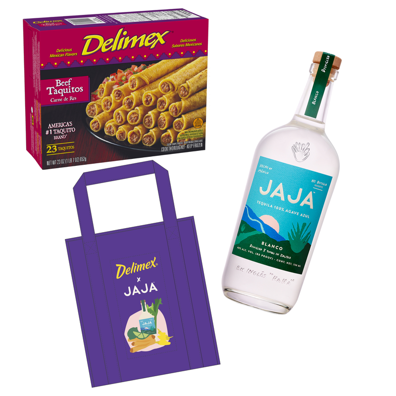 DELIMEX® Beef x JAJA™ Tequila Blanco Reusable Freezer Tote Bag Bundle ...