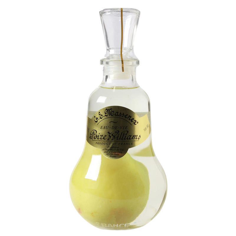 Massenez Pear In Bottle Eau de Vie 750ml - G.E. Massenez – BevMo!