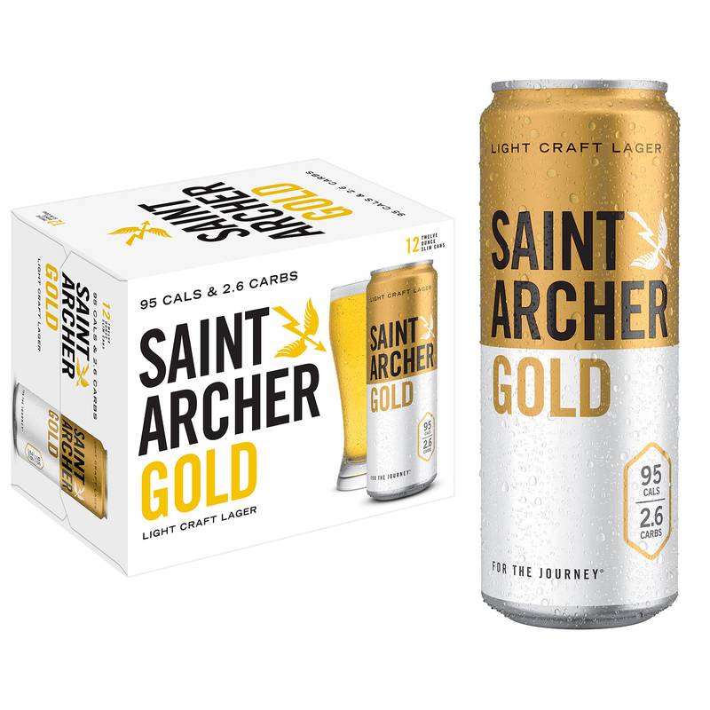Saint Archer Gold Lager 12pk 12oz Can 4.2% ABV - BevMo! – BevMo!