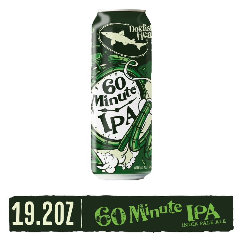 Dogfish Head Brewing 60 Minute IPA Single 19.2oz Can - BevMo! – BevMo!