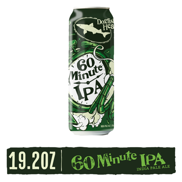 Dogfish Head Brewing 60 Minute IPA Single 19.2oz Can - BevMo! – BevMo!