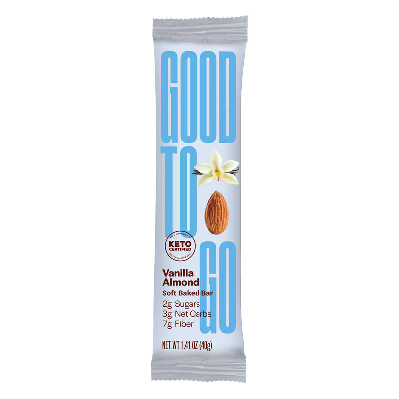 Good to Go Keto Vanilla Almond Snack Bar 1.41oz - BevMo! – BevMo!
