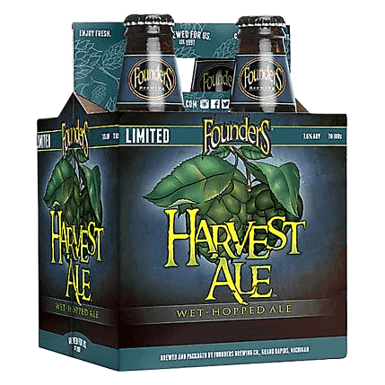 Founders Brewing Harvest Ale 4 Pack Bottle 4pk 12oz Btl - BevMo! – BevMo!