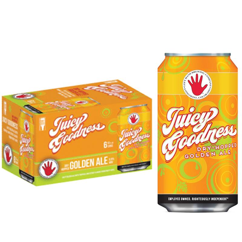 Left Hand Juicy Goodness Golden Ale 6 Pack 12 oz Cans - BevMo! – BevMo!