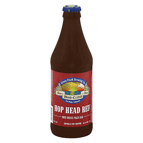 Green Flash Brewing Hop Head Red Double IPA Single 12oz Btl - BevMo ...