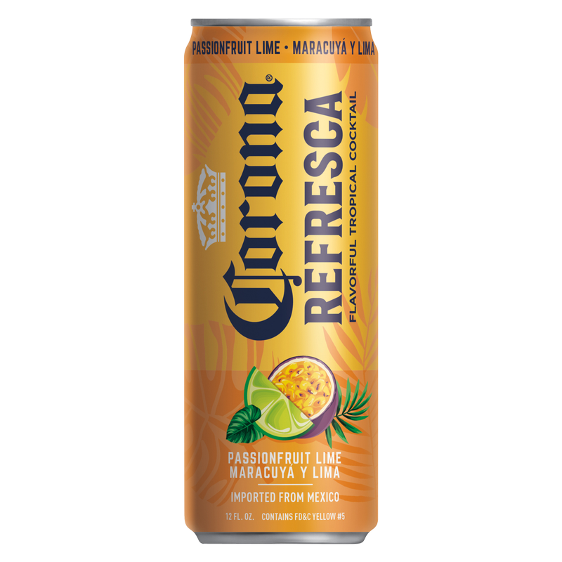 Corona Refresca Passionfruit Lime Spiked Tropical Cocktail, 12 fl oz ...