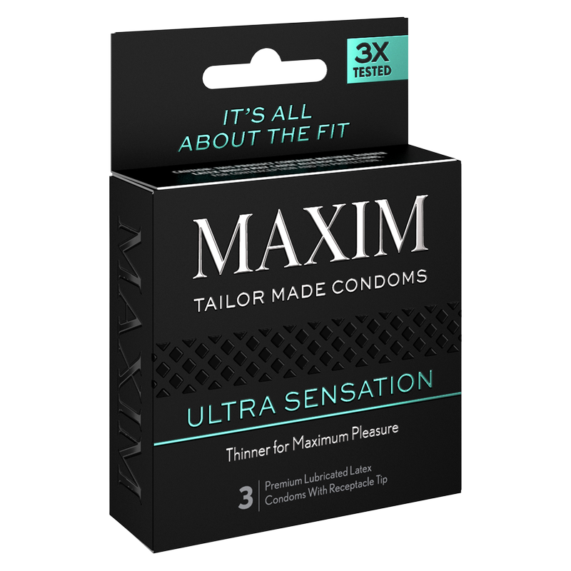 MAXIM Ultra Sensation Condoms 3pk - BevMo! – BevMo!