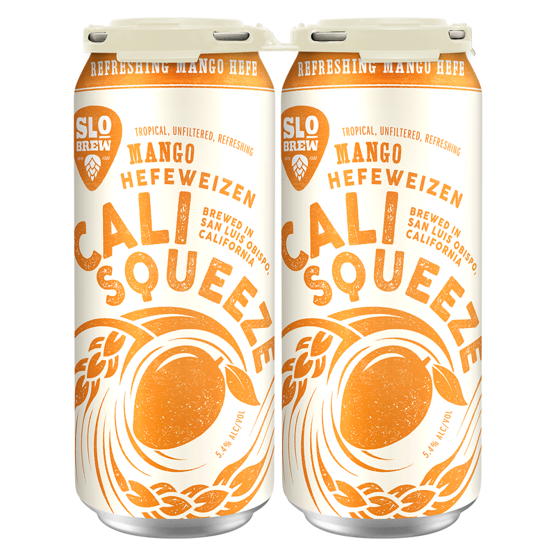 SLO Brewing Mango Hefeweizen 4pk 16oz 5.4% ABV - BevMo! – BevMo!