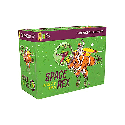 Fremont Brewing Seasonal - Space Rex Hazy IPA 12pk 12oz Can - BevMo ...