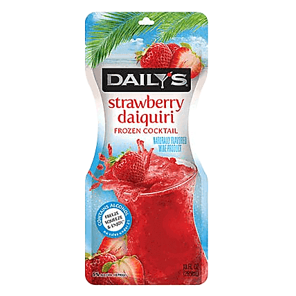 Daily's Strawberry Daiquiri Single 10oz Pouch 5% ABV - BevMo! – BevMo!