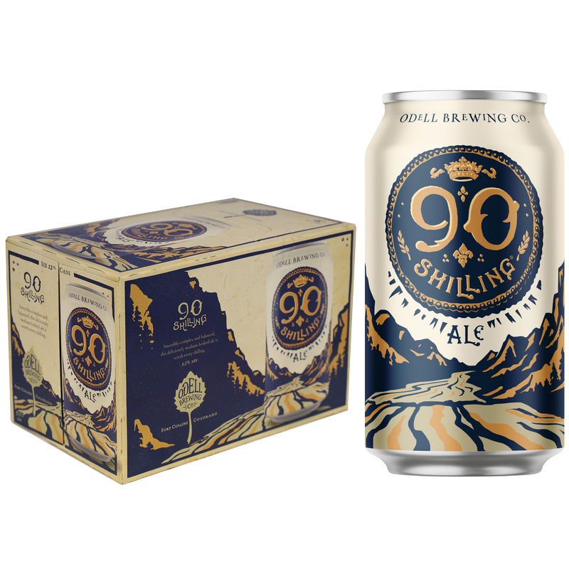 Odell Brewing 90 Shilling Amber Ale 6pk 12oz Can - Odell – BevMo!