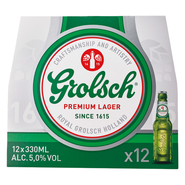 Grolsch Premium Lager 12pk 12oz Btl - Grolsch – BevMo!