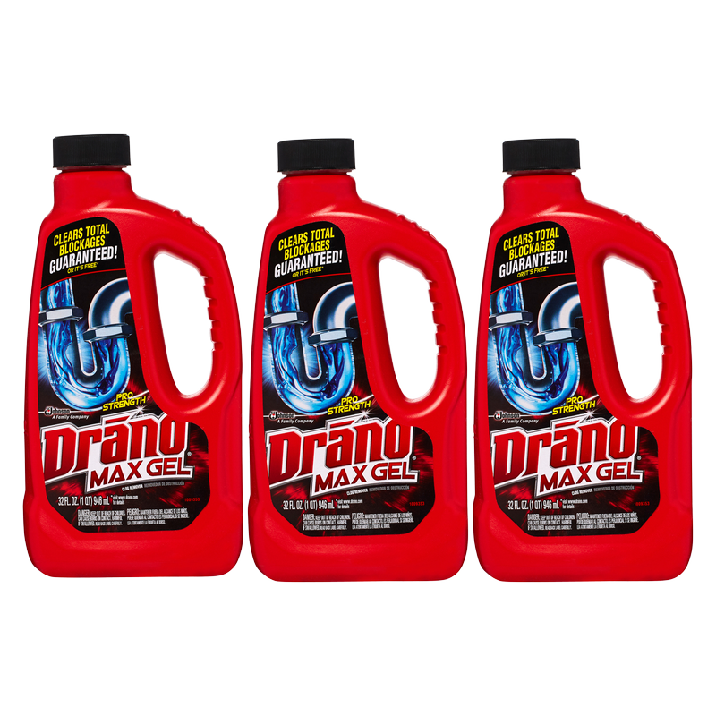 Drano Max Gel Clog Remover 3 ct 32oz - BevMo! – BevMo!