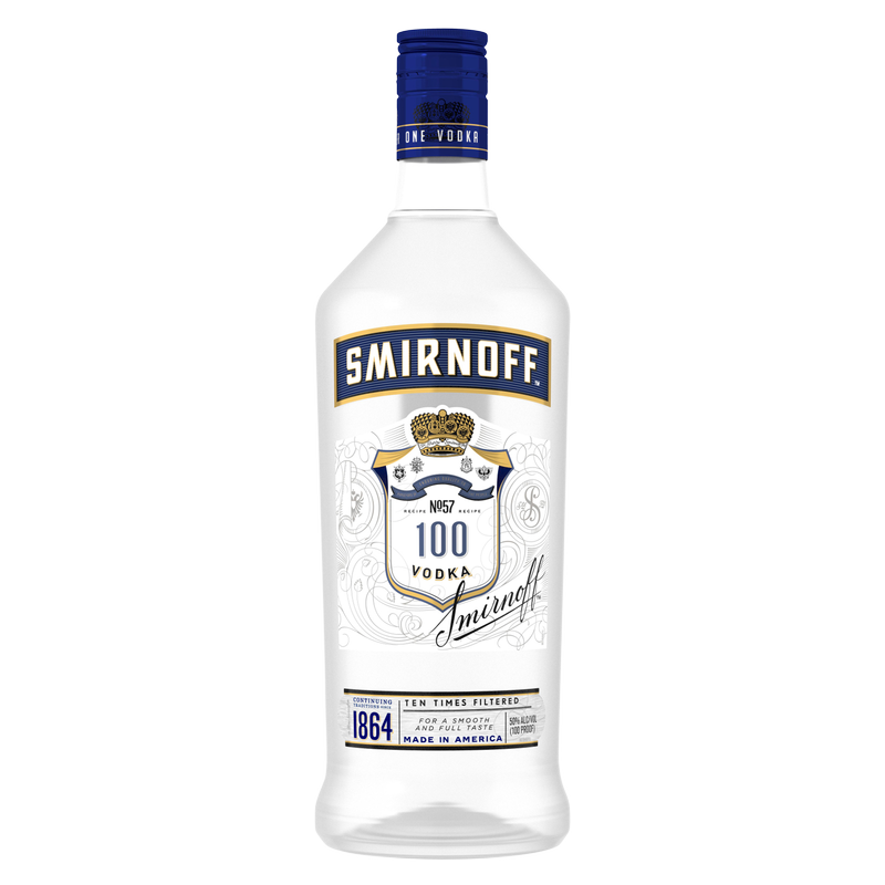 Smirnoff 100 Proof Vodka 1.75L - BevMo! – BevMo!