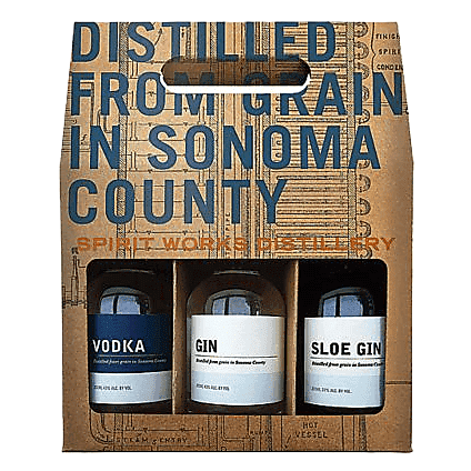 Spirit Works Gift Pack - Vodka, Gin & Slow Gin 3pk 200ml - BevMo! – BevMo!