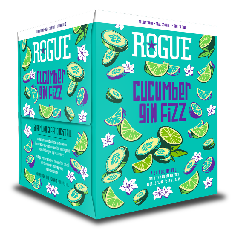 Rogue Cucumber Lime Gin Fizz 4pk 12oz Can - Rogue – BevMo!