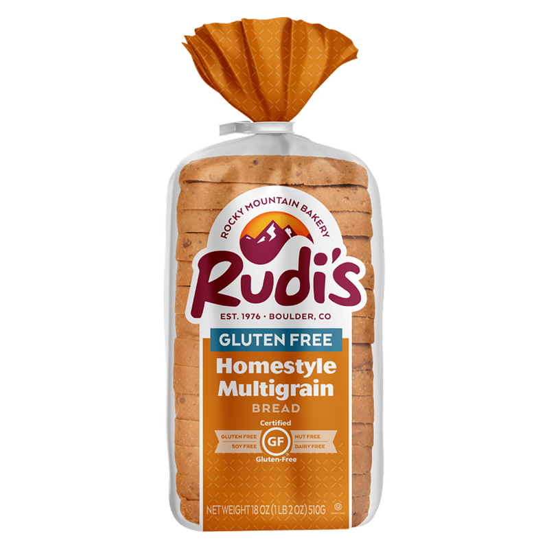 Rudi's Organic Gluten Free Homestyle Multigrain Bread - 18oz - BevMo ...