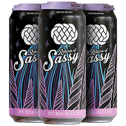 Three Weavers Brewing Return of Sassy Rye IPA 4pk 16oz Can - BevMo ...