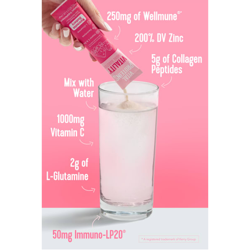 Vital Proteins Watermelon Blueberry Vitality Immune Booster Inidividual ...