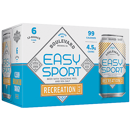 Boulevard Brewing Easy Sport Recreation Ale 6pk 12oz Can - BevMo! – BevMo!