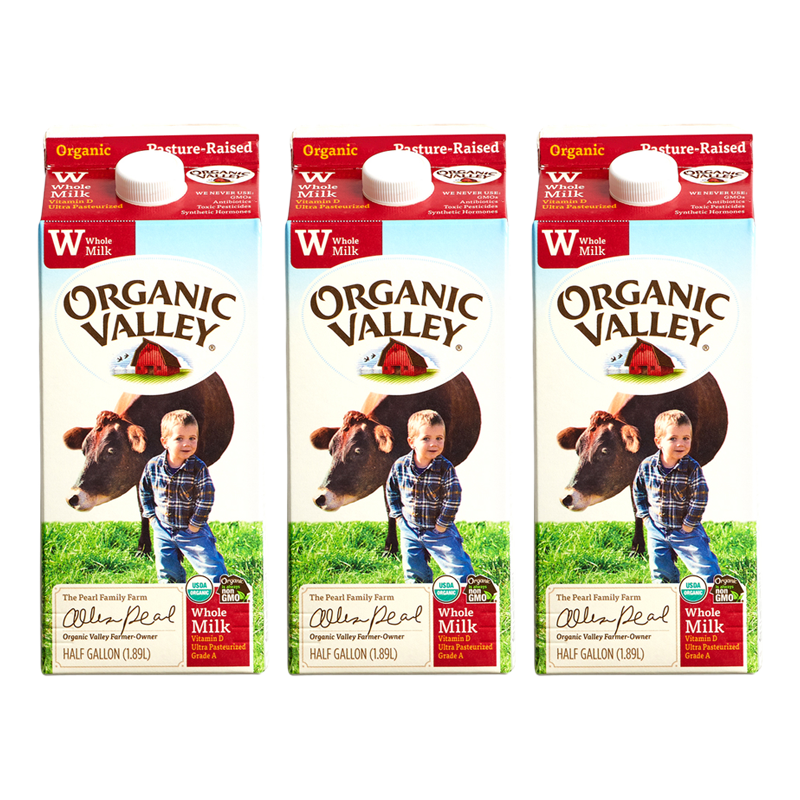 Organic Valley Whole Milk 1/2 Gallon 3ct - BevMo! – BevMo!