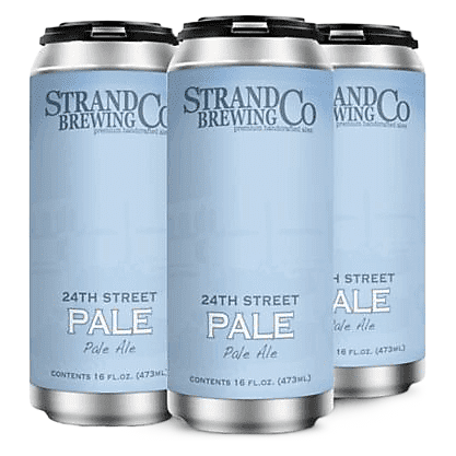 Strand Brewing 24th Street Pale Ale 4pk 16oz Can - BevMo! – BevMo!