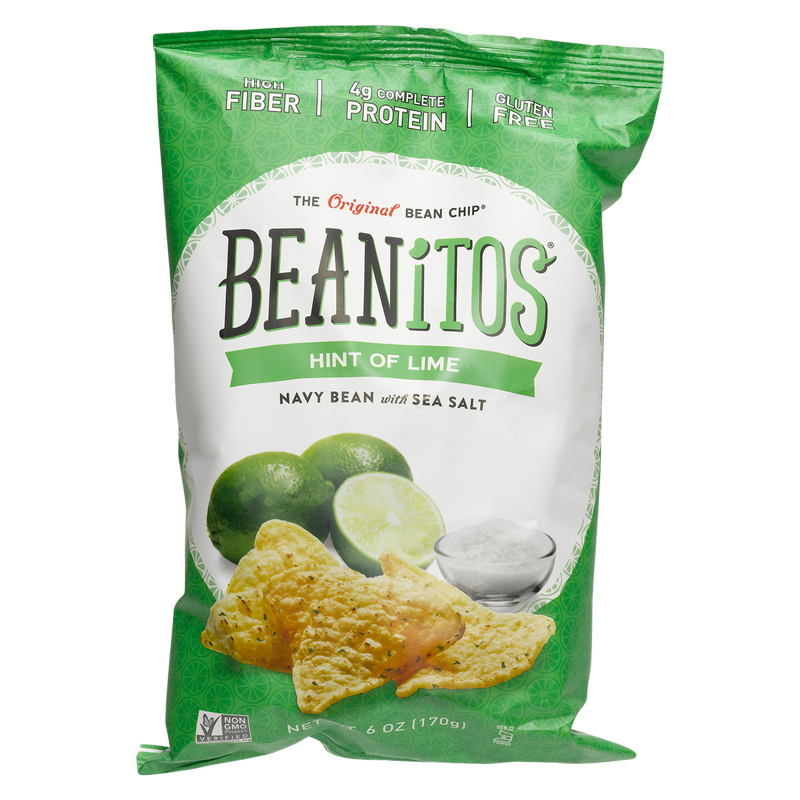 Beanitos Hint of Lime with Sea Salt Navy Bean Chips 5oz – BevMo!