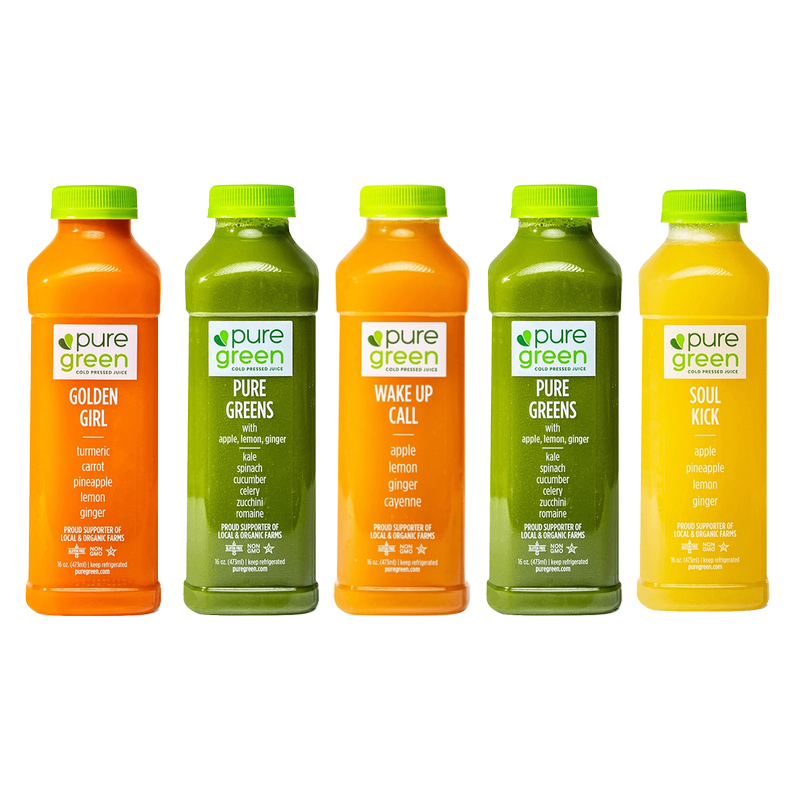 Pure Green Pure Basic Juice Cleanse - BevMo! – BevMo!