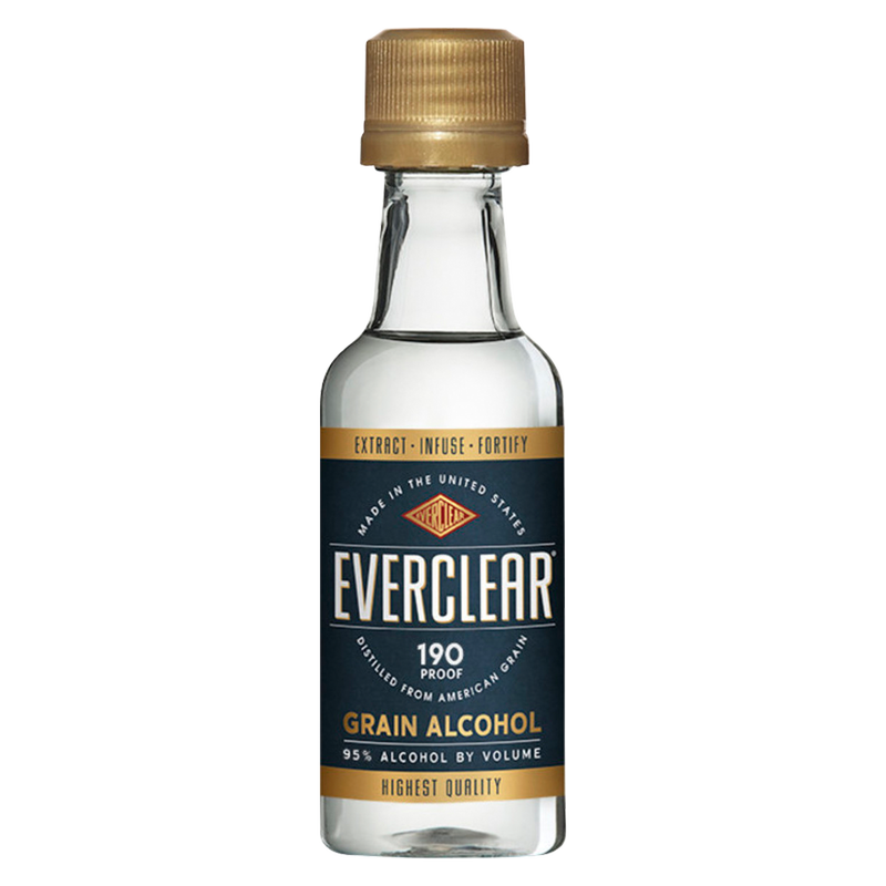 Everclear 190 Grain Alcohol 50ml (190 Proof) - Everclear – BevMo!