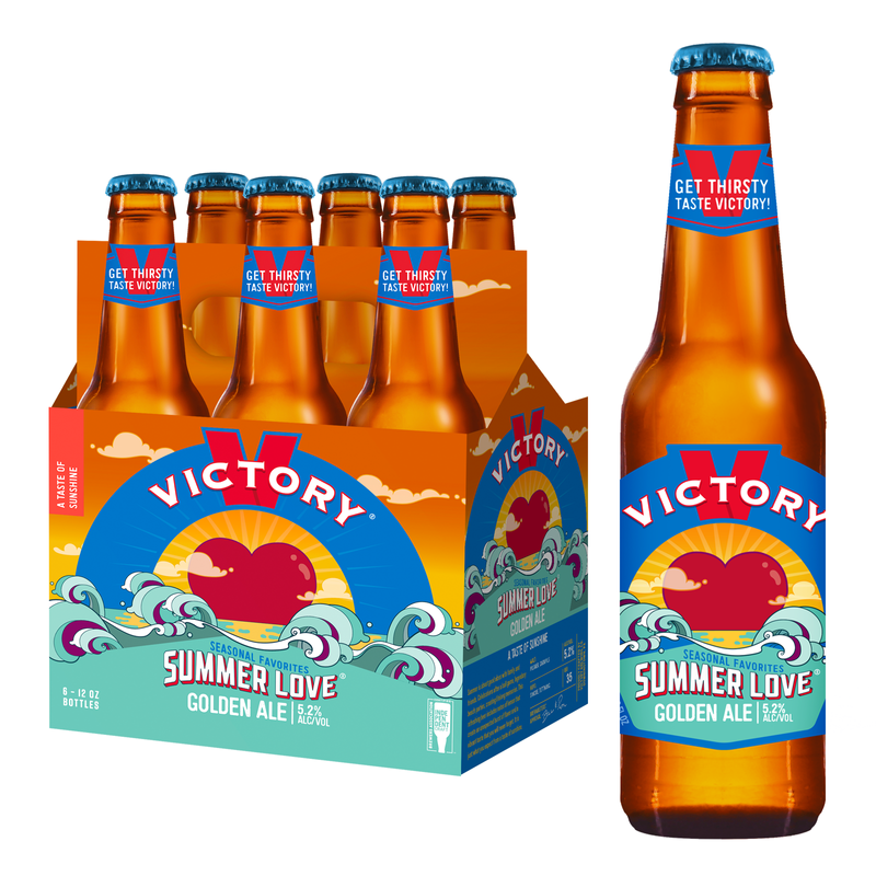 Victory Summer Love 6pk 12oz Btl 5.2% ABV - BevMo! – BevMo!