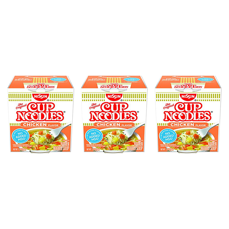 Nissin Cup Noodles Chicken Flavor Ramen Noodle Soup Bundle - BevMo ...
