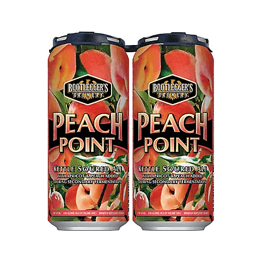 Bootlegger's Brewery Peach Point Sour 4pk 16oz Can - BevMo! – BevMo!