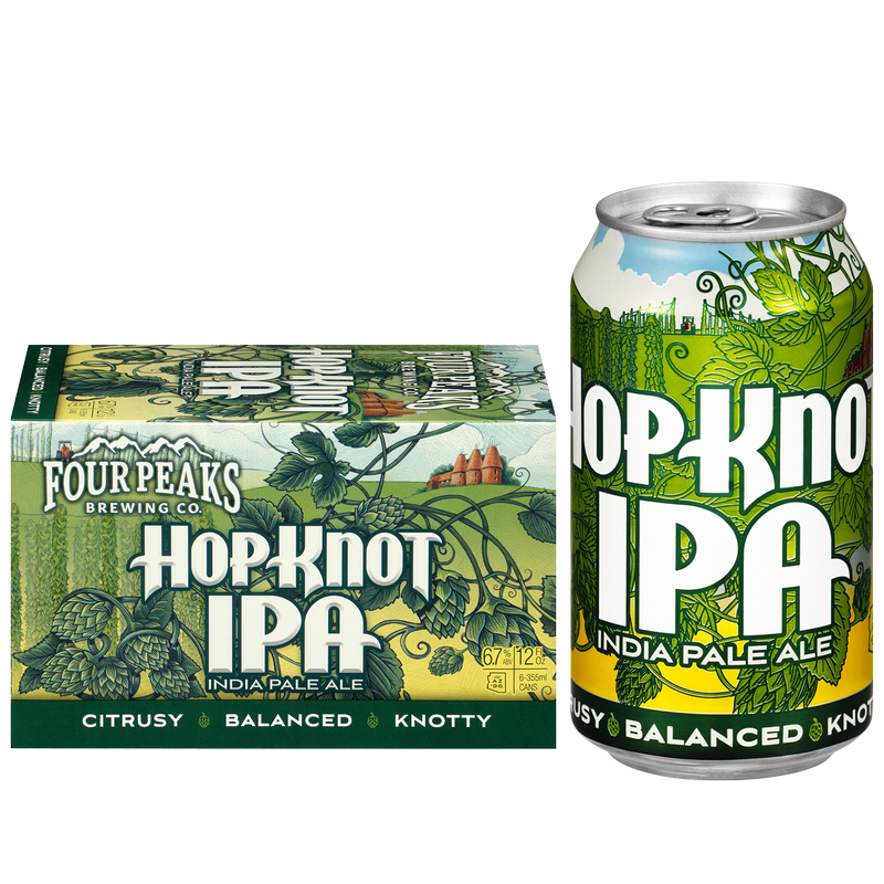 Four Peaks Hop Knot IPA 6pk 12oz Can - Four Peaks – BevMo!