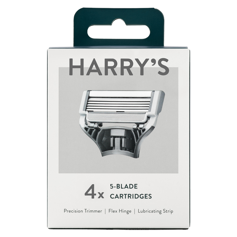 Harry's 5-Blade Razor Cartridge Refills 4ct - Harr's – BevMo!
