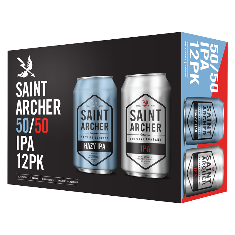 Saint Archer Brewing 50/50 IPA Variety Pack 12pk 12oz Can - Saint ...
