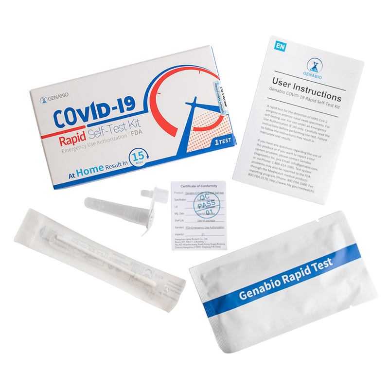 Genabio COVID-19 Rapid Self-Test Kit (2 test) - BevMo! – BevMo!